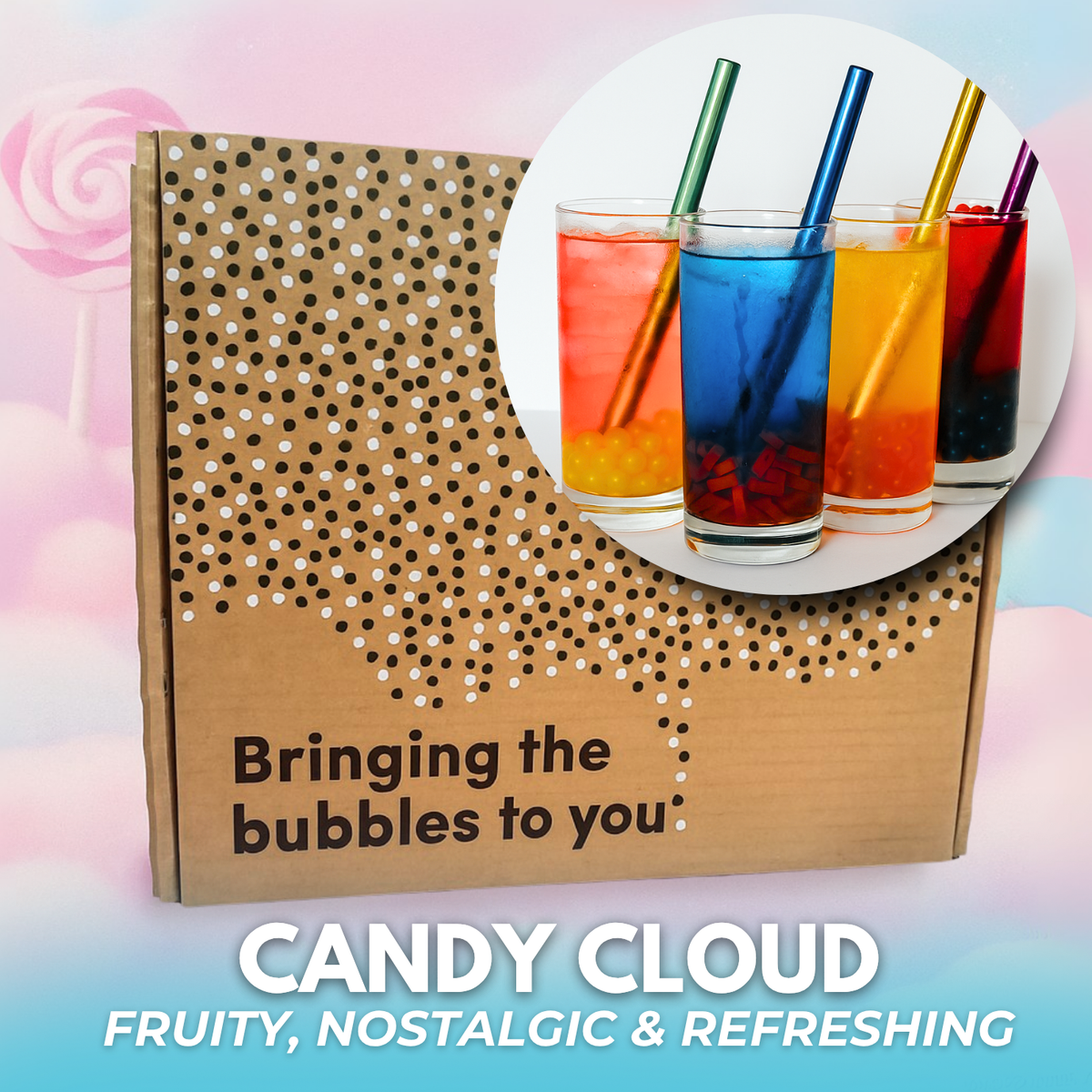 Candy Cloud Refill Bubble Tea Kit – Bubble Panda
