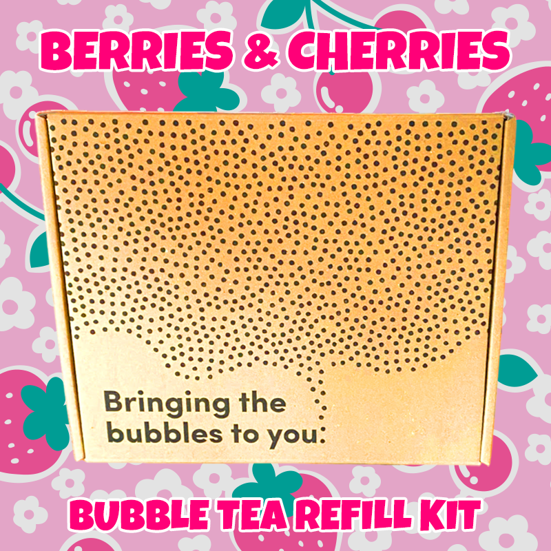 Berries & Cherries Fruit Refill Bubble Tea Kit – Bubble Panda