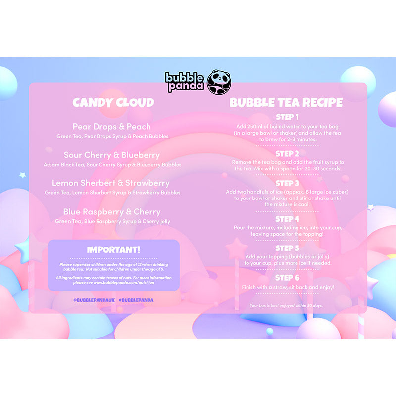 Candy Cloud Refill Bubble Tea Kit – Bubble Panda