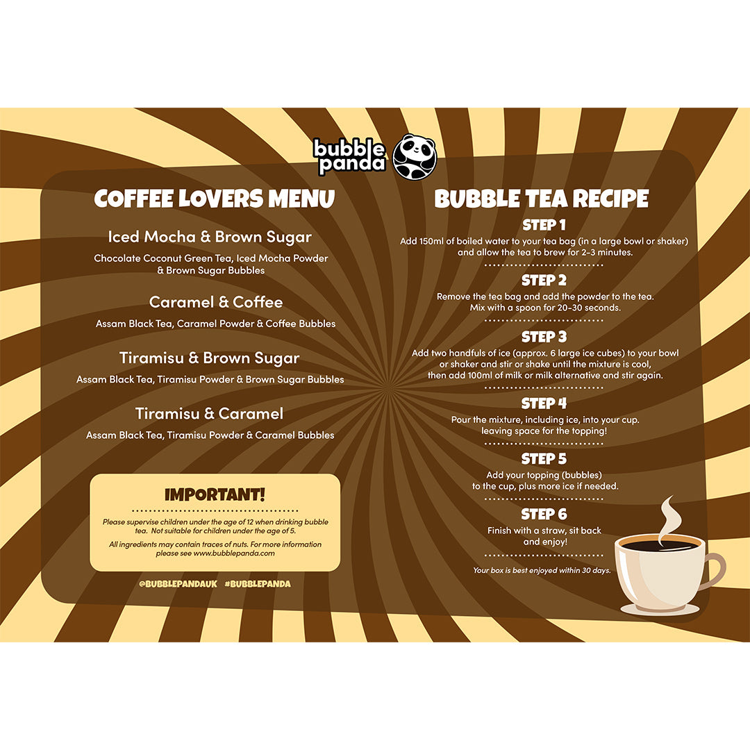 Coffee Lovers Refill Kit – Bubble Panda